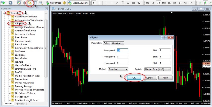 Alligator Indicator - Chiangmai Forex